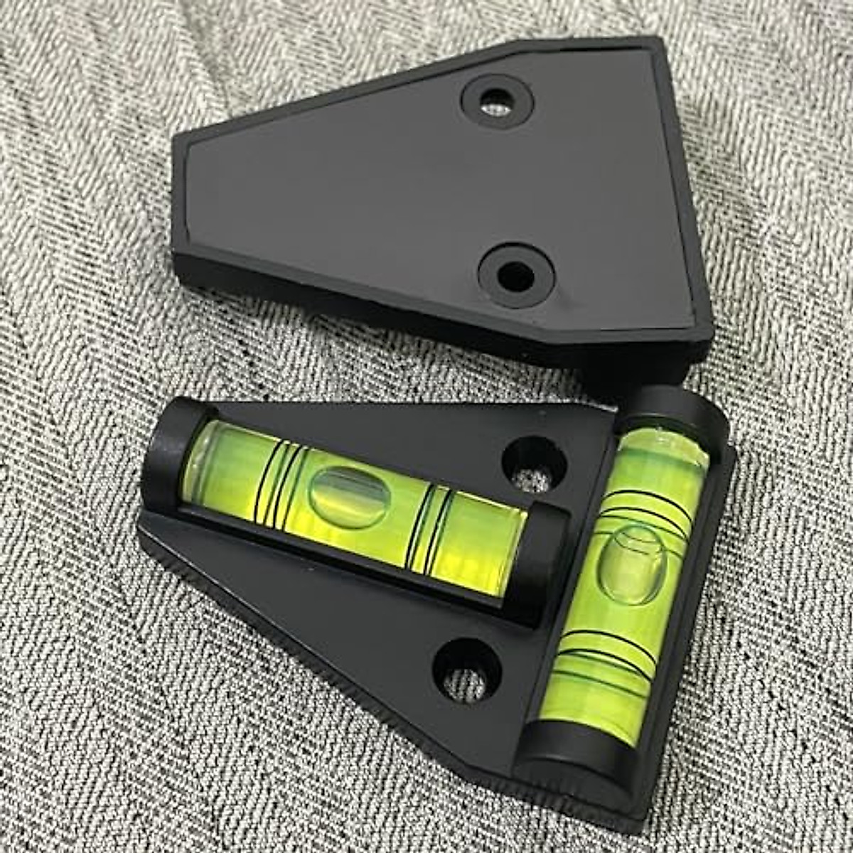 YMGBHNKJLS 5Pcs Magnetic Bubble Level T Type Levels with Screws Magnetism/Screw Mounted Dual-use Bubble Spirit Levels