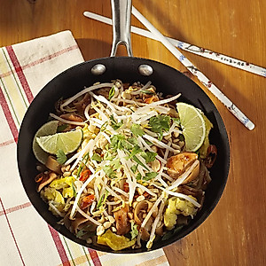 Nordic Ware Superior Steel Spun Wok, 8.5 -Inch,16400,Black