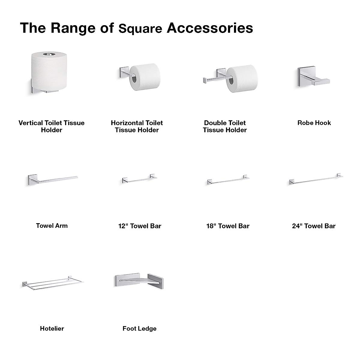 KOHLER SQUARE 36 GRAB BAR