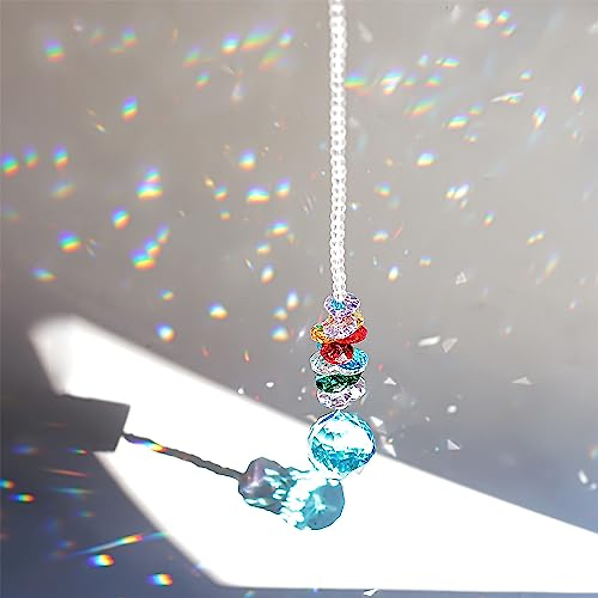 H&D 30mm Crystal Ball Prism Rainbow Collection Hanging Suncatcher for Chandelier Parts Wedding Favors