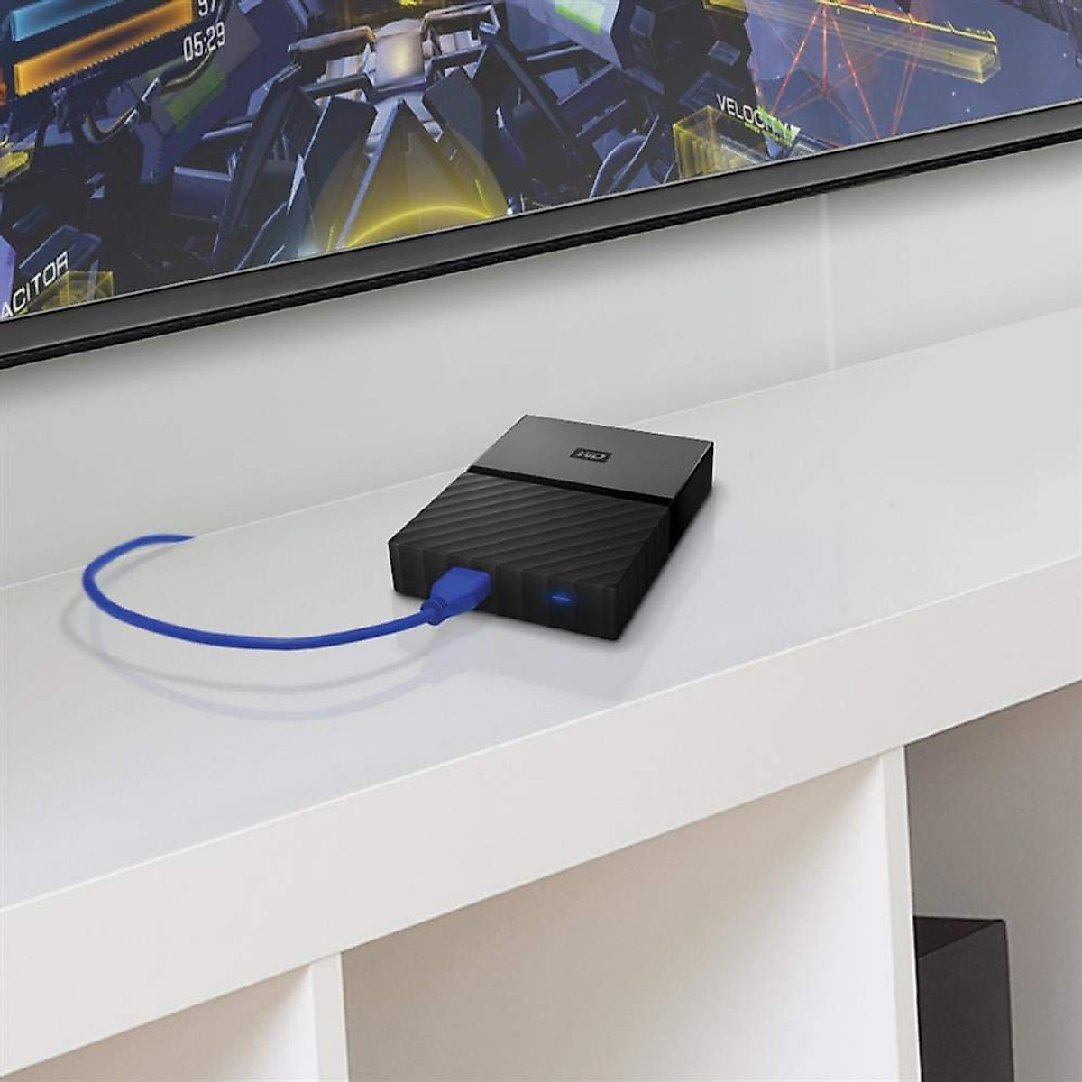 Western Digital Western Digital 4TB My Passport Portable Gaming Storage, External Hard Drive HDD, Works with Playstation 4 - Western DigitalBZGE0040BBK-WESN