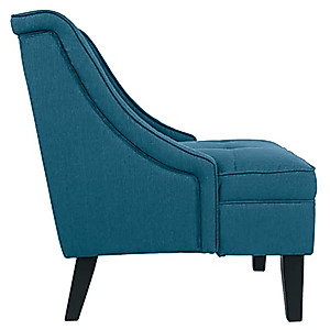 Signature Design by Ashley Clarinda Contemporary Tufted Wingback Accent Chair, Blue