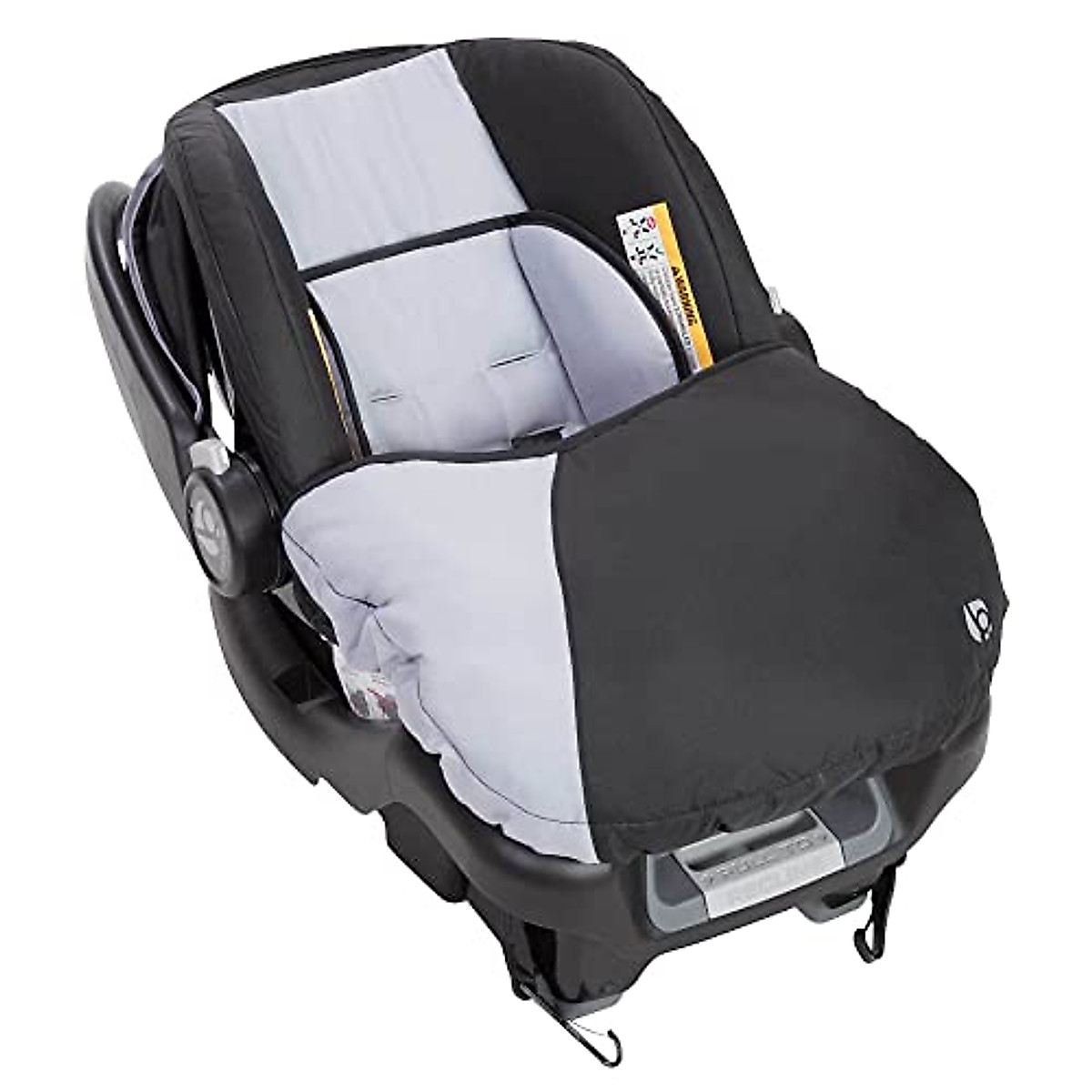 Baby Trend Sit N Stand Easy Fold Travel Double Baby Stroller and Single Infant Car Seat Travel System with Safety Harnesses and Cover, Stormy