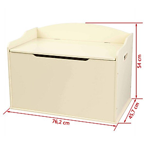 KidKraft Austin Toy Box, Vanilla