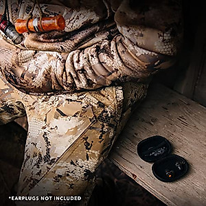 Decibullz - Zipper Headphones Carrying Case, Perfect for Earphones and Earplugs (Black)