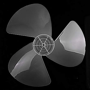 IEFIEL Plastic Fan Blade 3 Leaves for Standing Pedestal Fan Table Fanner General Accessories 16 Inch with nut
