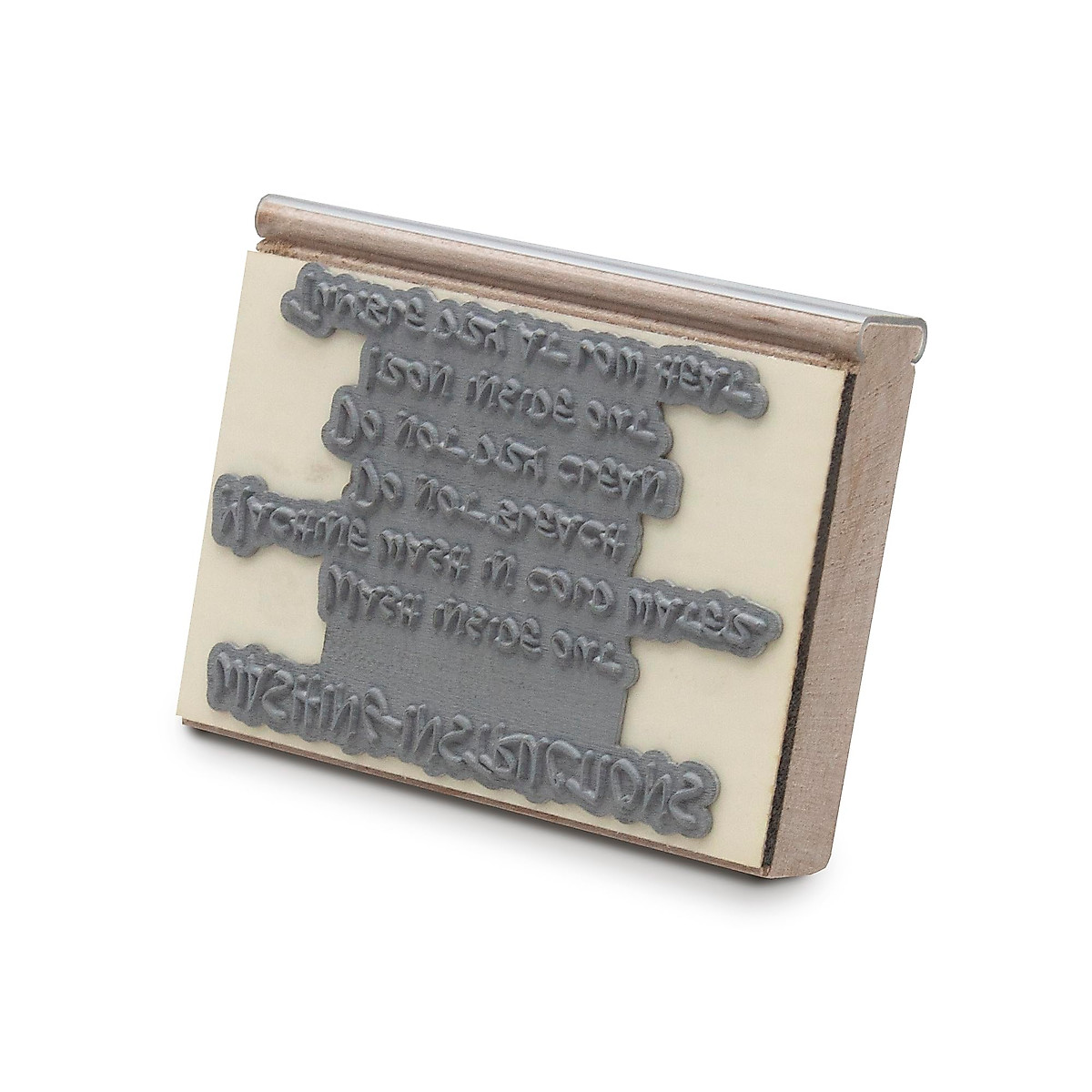 Infusion Traditional Wood Stamp with Black Wood Handle (2" x 3")