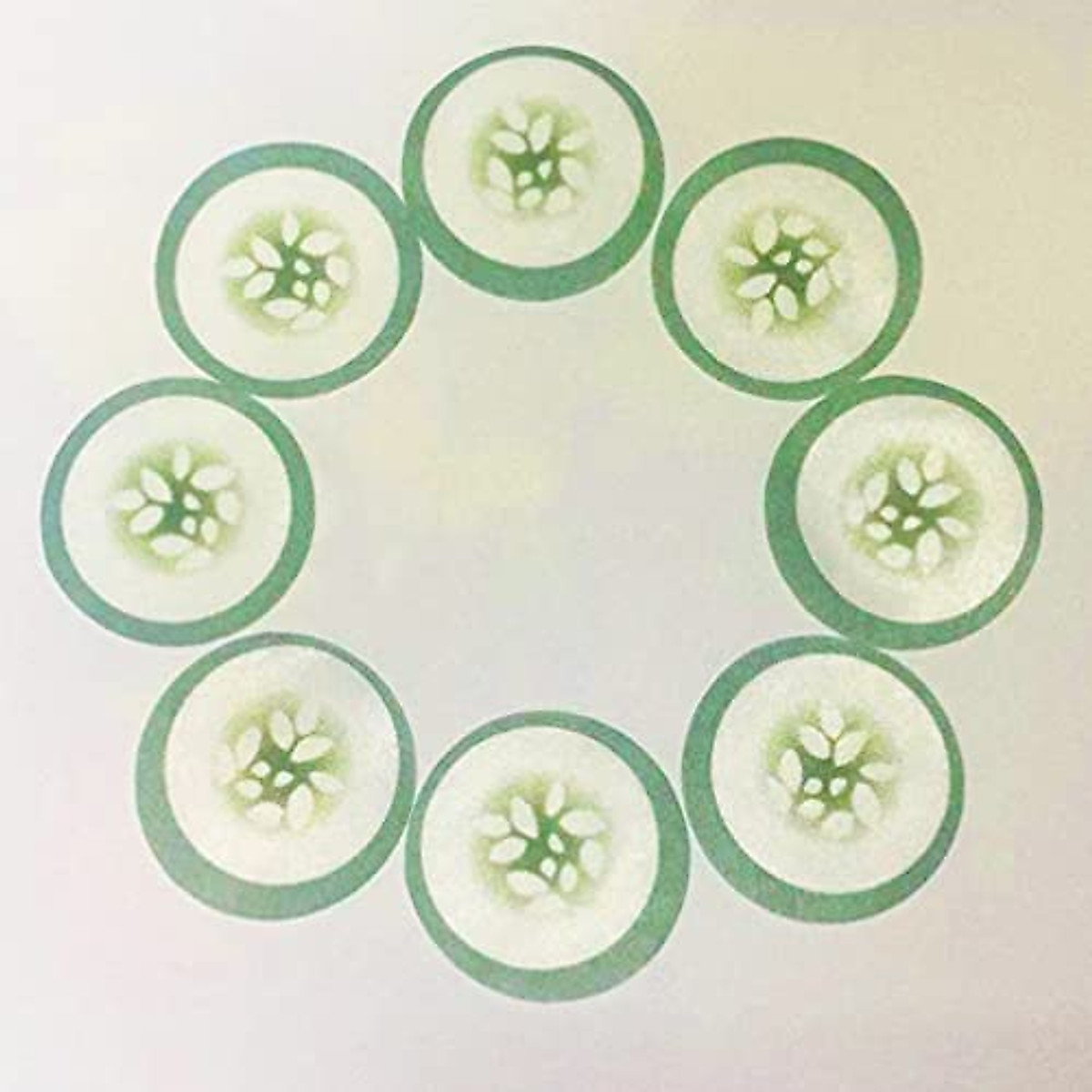 Uonlytech 100pcs Disposable Eye Pads Cucumber Eye Pads Skin Care Eye for Reduce Dark Circles