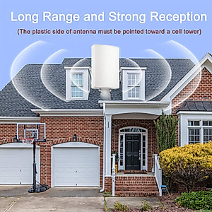 11dBi High Gain 4G LTE 5G Waterproof Dual Polarized MIMO Antenna with Dual 5 Meter Cable SMA/TS9 Connector for Netgear Nighthawk M6/M6 Pro, M5/MR5100, M1/MR1100, MiFi Mobile Hotspot Router, Eifagur