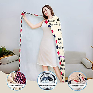 Gifts for Mom from Daughter or Son, Mom Letter Blanket, Best Mom Ever Gifts, Unique Birthday Gifts for Mom and Mother in Law, Soft Throw Blanket Personalized Gift Idear for Mom 50''x60''