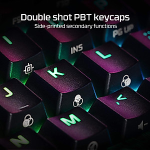 HyperX Alloy Origins 60 - Mechanical Gaming Keyboard - Ultra Compact 60% Form Factor - Tactile Aqua Switch - Double Shot PBT Keycaps - RGB LED Backlit - NGENUITY Software Compatible,Black