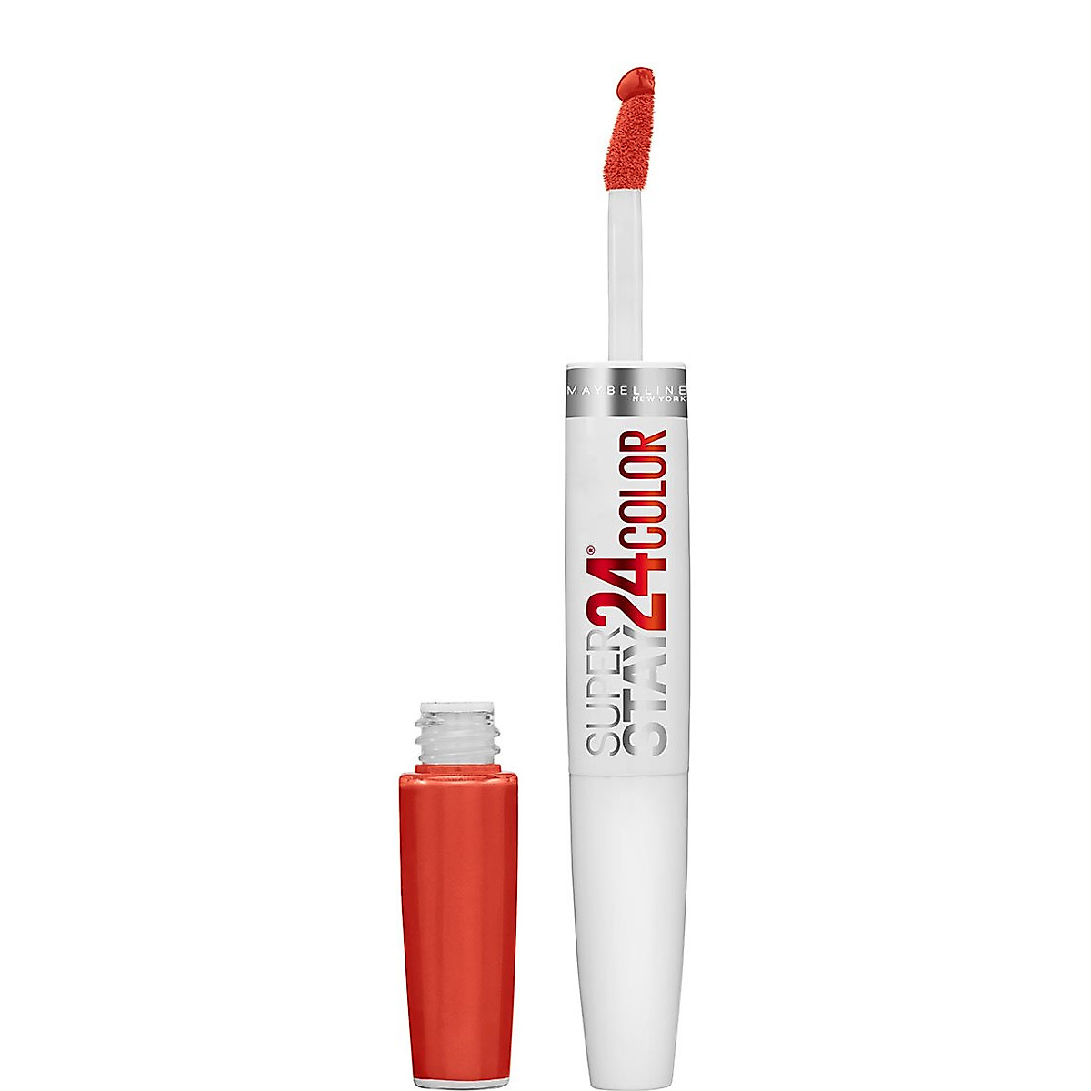 Maybelline New York Superstay 24, 2-step Lipcolor, Non-Stop Orange