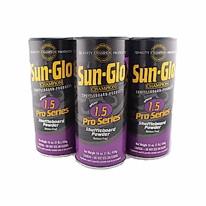 Sun-Glo #1.5 Speed Shuffleboard Powder Wax - 3 Pack