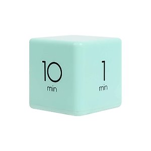 Mooas Cube Timer Violet (5,10,20 and 30 Minutes) & Mint (1,3,5 and 10 Minutes) Bundle, Timer for Studying, Cooking and Workout…
