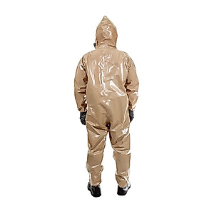 MIRA SAFETY Suit Disposable Protective Coverall with Hood and Elastic Cuff Size (SM/MD)