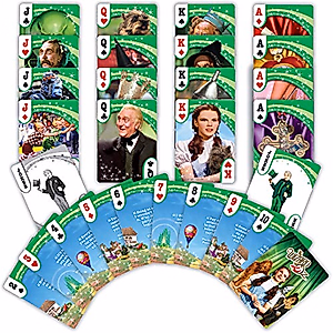 MasterPieces Family Games - The Wizard of Oz Playing Cards - Officially Licensed Playing Card Deck for Adults, Kids, and Family