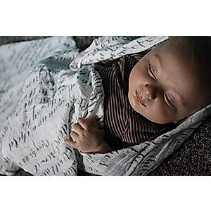 Jeremiah Scripture Swaddle Blanket Gift Set, for I Know The Plans I Have for You, Ultra-Soft 100% Cotton Muslin Receiving Blankets, Extra Large, 2 Pack