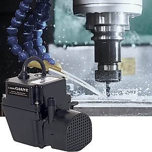 Little Giant 2E-38N-WG In-line/Submersible 300 GPH, 1/40 HP, 115 Volt Manual Small Oil-filled Aluminum Pump with 15-ft. Cord, Black, 502375