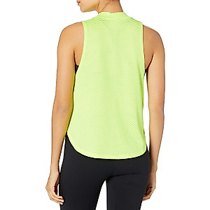 Juicy Couture Women's Dropped Armhole Mock Neck Tank, Voltage, Large