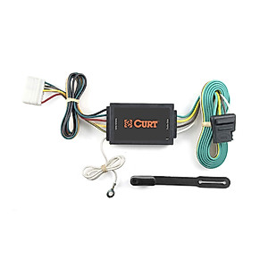 CURT 56038 Vehicle-Side Custom 4-Pin Trailer Wiring Harness, Fits Select Acura MDX , Black