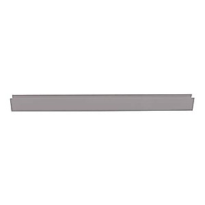 CRL Satin Nickel Frameless Shower Door Aluminum Deep U-Channel for 3/8" Thick Glass - 95 in long