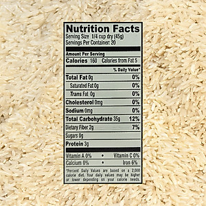 Golden Crown Organic Brown Jasmine Rice, Naturally Aged Halal + Kosher, Extra Long Aromatic Tasty and Delicious Flavorful Gluten-Free Whole Grains From Thai HOM Mali, Non-GMO - 32 oz (2LB)