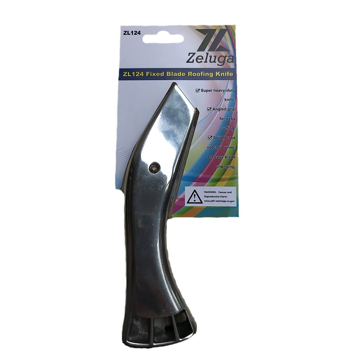 Zeluga 19-331 Fixed Blade Roofing Knife and 100 Pc. Utility Hook Blade Value Pack