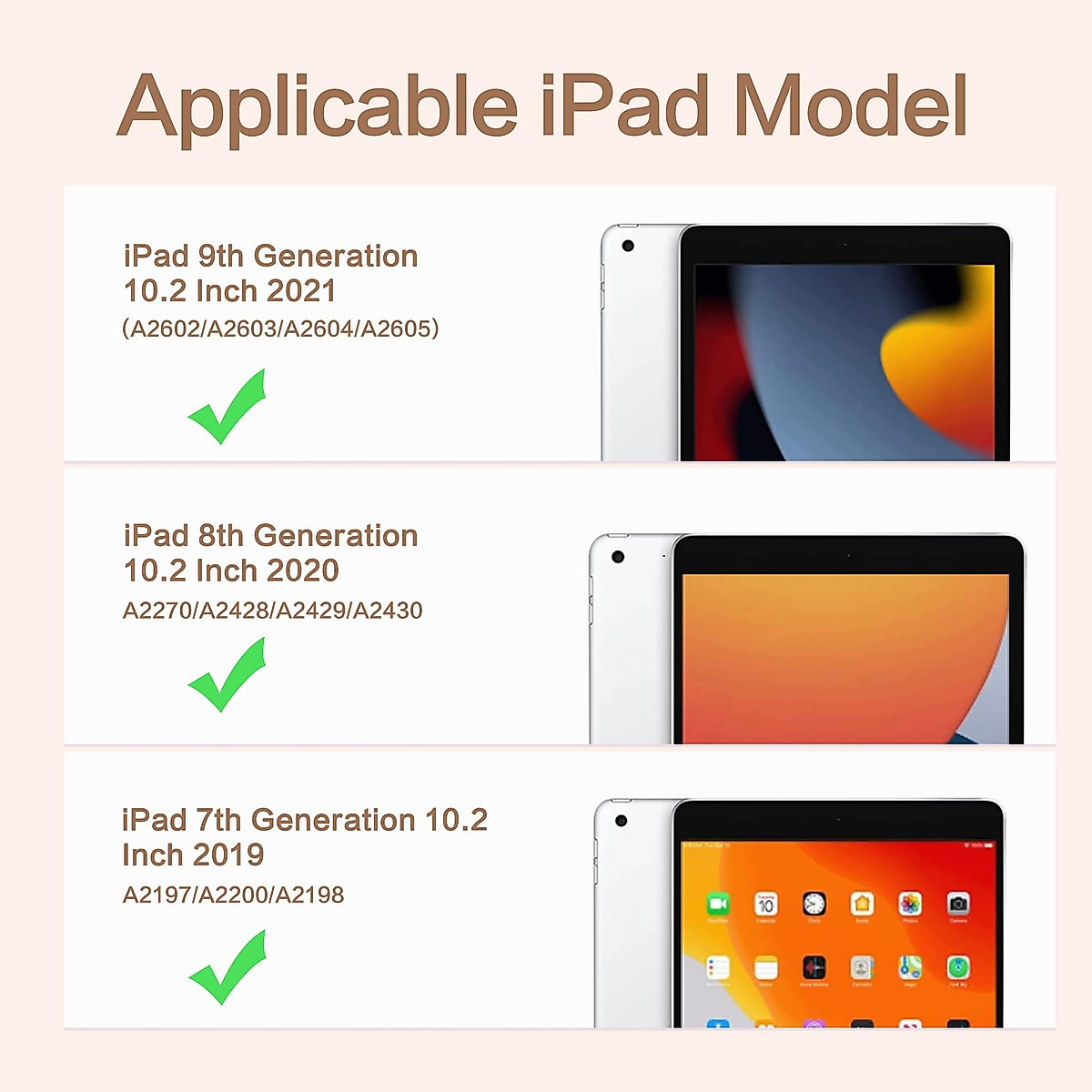 Lokigo New iPad 10.2 Case for iPad 9th Generation Case/iPad 8th Gen/iPad 7th Gen 10.2 Inch iPadCase for Kids Multi-Angles Viewing iPad Cover 9th Generation Case,Turtle