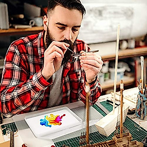 Jucoci Wet Palette Paint Palette for Acrylic Paints Miniatures Paint Pallet Pigment Palette Model Paint Keeps Your Paint Wet for Longer