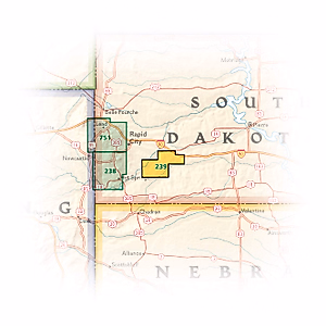 Badlands National Park: South Dakota, USA Outdoor Recreation Map (National Geographic Maps: Trails I