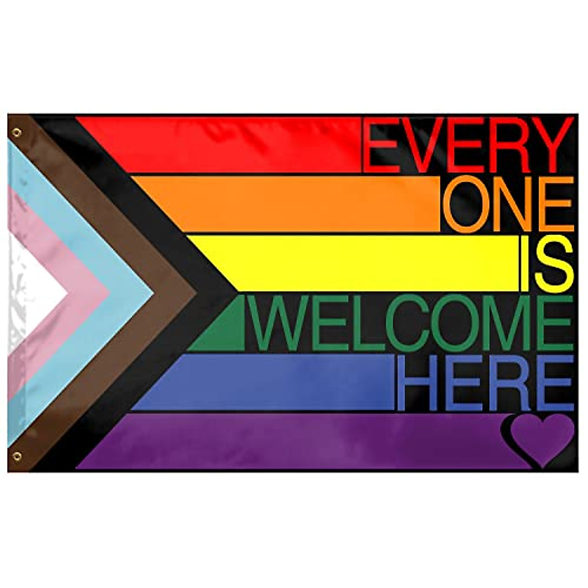 Pride Flag Gay Pride Flag LGBT Rainbow Flags with Brass Grommets Nylon Outdoor 3x5 Foot Waterproof Banner