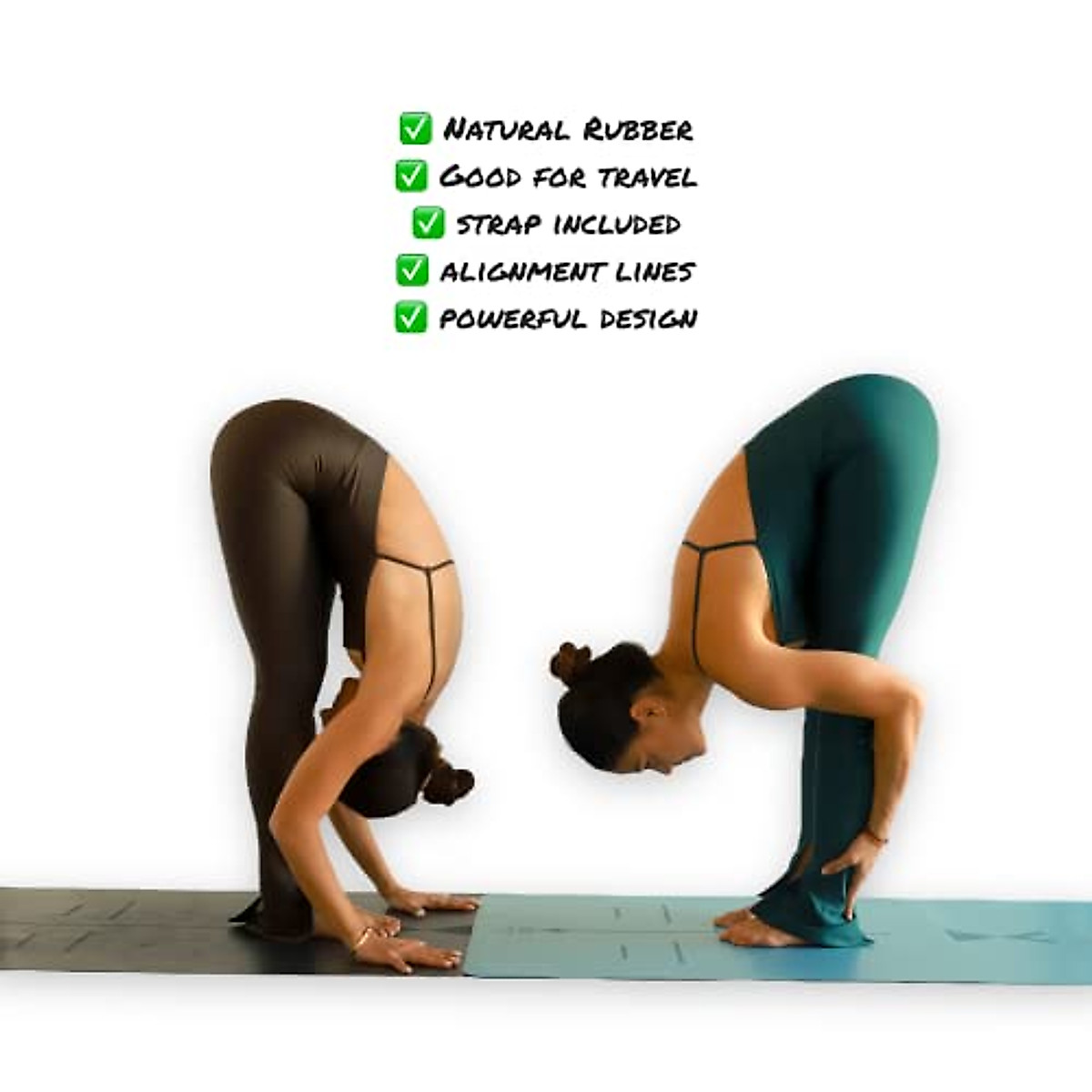 KALM X ANNIE MOVES Travel Yoga Mat 2mm. (Blue)