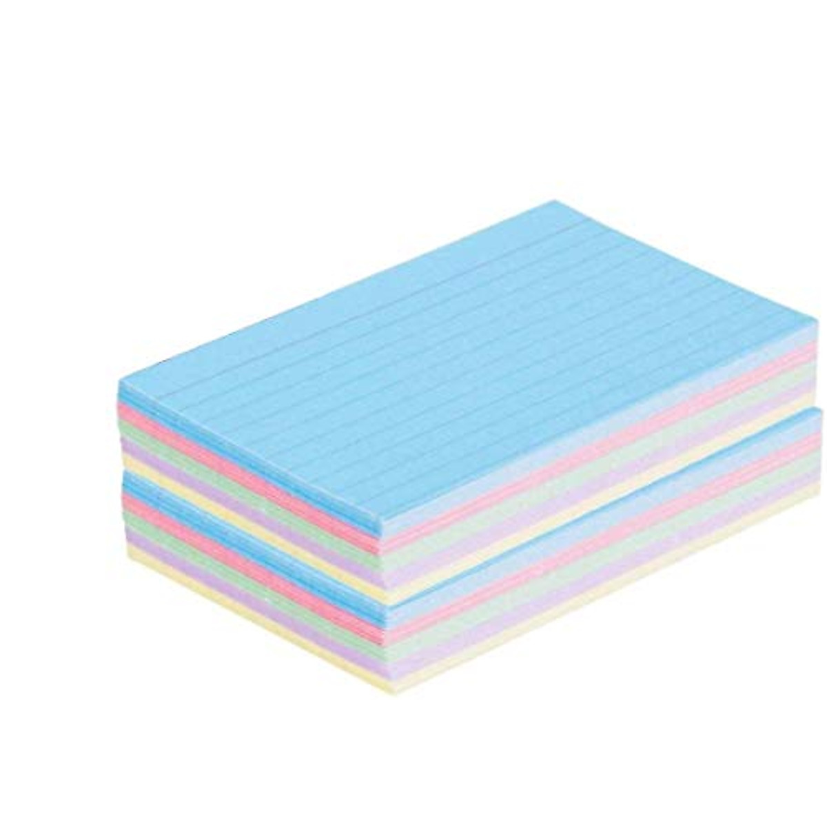 1InTheOffice Ruled 4" x 6" Index Cards, Assorted Pastel, 200/Pack