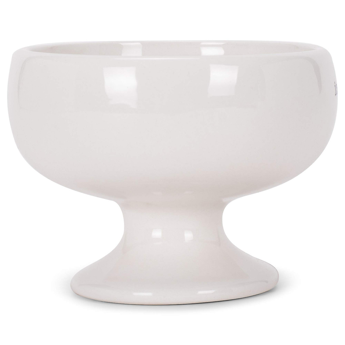 47th & Main Glossy White Ice Cream Bowl, 1-Count, Dads