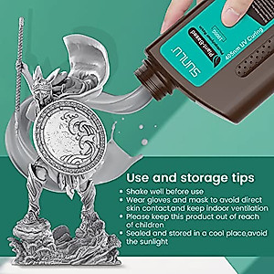 SUNLU 3D Printer Resin, Safe Plant-Based Biodegradable Resin: for LCD/DLP/SLA 3D Printing, 405nm UV Curing Polyamide Resin, Eco-Friendly, Low Shrinkage, Fast Curing Easy to Use, 1KG Grey