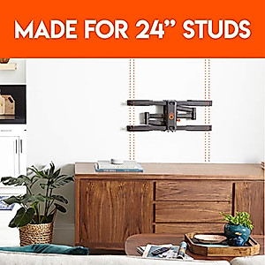 Extension Bracket for ECHOGEAR EGLF3 TV Mount - Expands EGLF3s Compatibility to Reach 24" Wood Studs