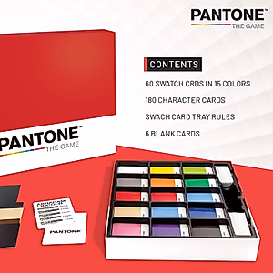 Pantone: The Game - Simple-to-Play Competitive Party Game - Ages 8 and Up - Create Pop Culture Characters Using Only Color Swatches and Your Own Creativity!