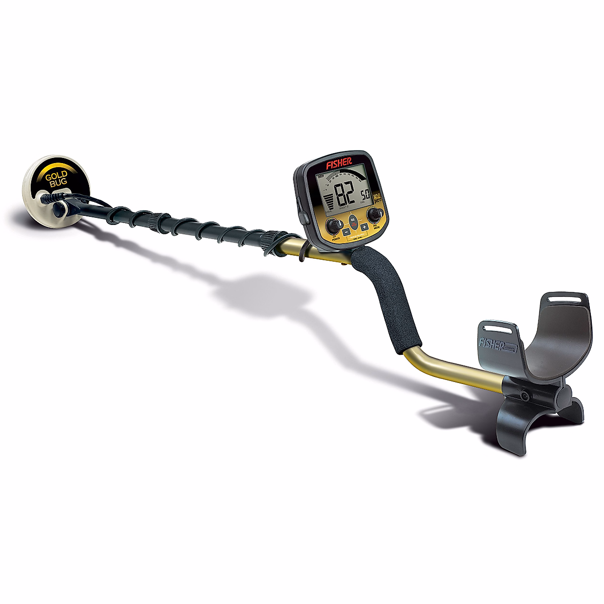 Fisher Labs Gold Bug Pro Metal Detector, Black (GOLDBUG-PRO) - Finds Small Gold Nuggets, Variable Breakpoint Tone Discrimination, Real-Time Ground Balancing, Lightweight, 19kHz Frequency