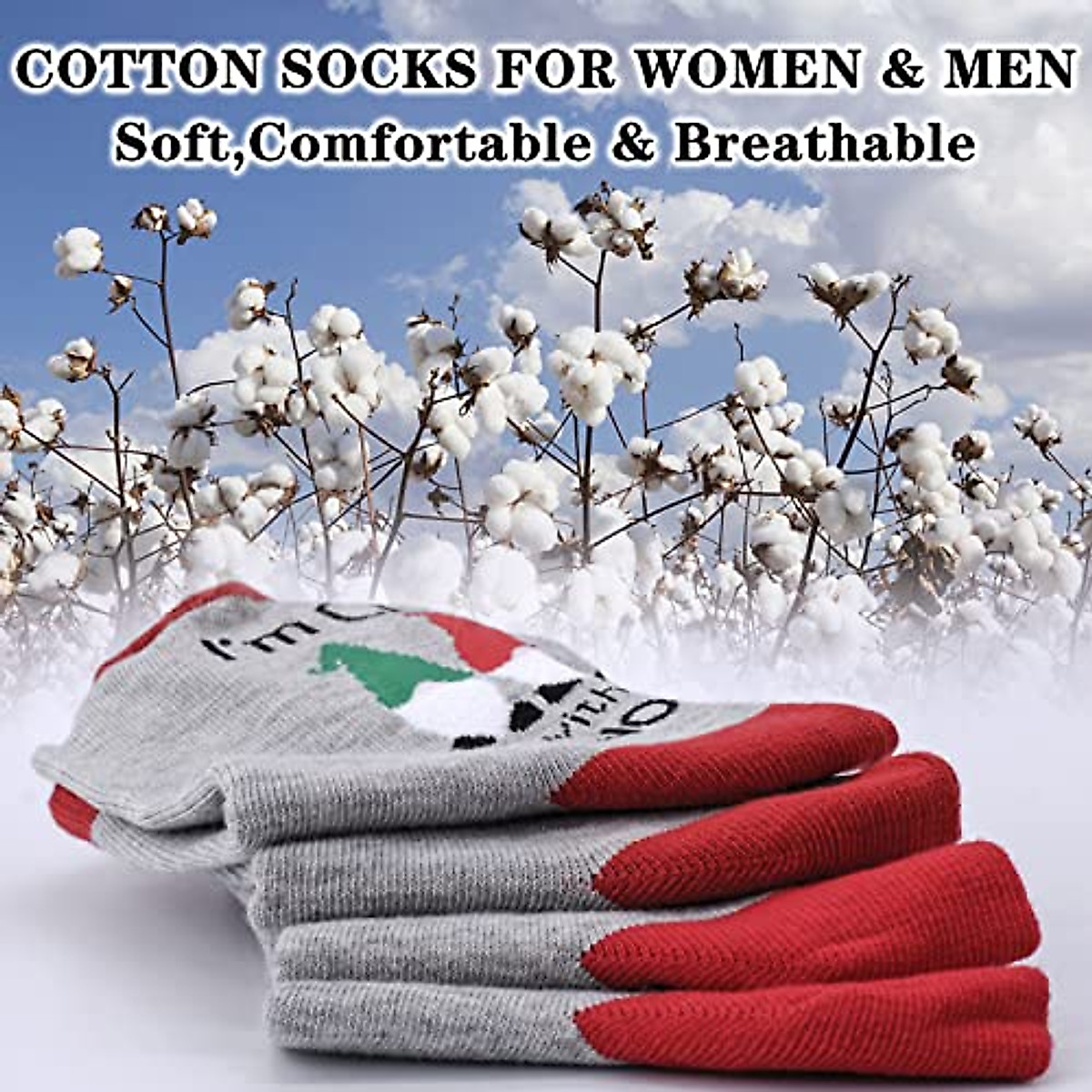 Shintrend Women Funny Christmas Socks with Saying: If You Can Read This Socks for Men Stocking Stuffers Novelty Gaming Sock