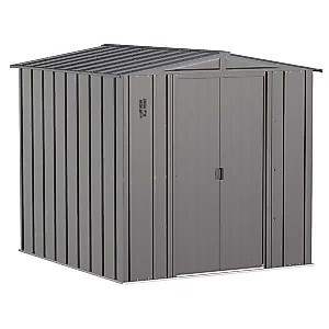 MDMprint 6x7 Steel Storage Shed, Charcoal, CLG67CC-A