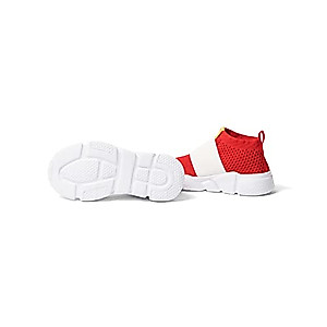 Chickadee Red Shoes – Stretch Knit Sneakers for Adult Men (us_Footwear_Size_System, Adult, Men, Numeric, Medium, Numeric_12)