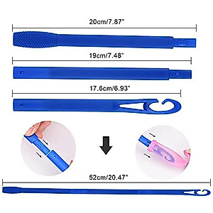 Orgrimmar 30PCS Magic Hair Curlers Curls Styling Kit, DIY No Heat for Extra Long (55 cm/ 21.65 inch)