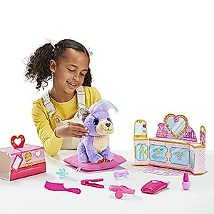 Little Live Pets | Scruff-a-Luvs Cutie Cuts! Shave, Reveal and Style, Plush Rescue Pet - Purple Puppy