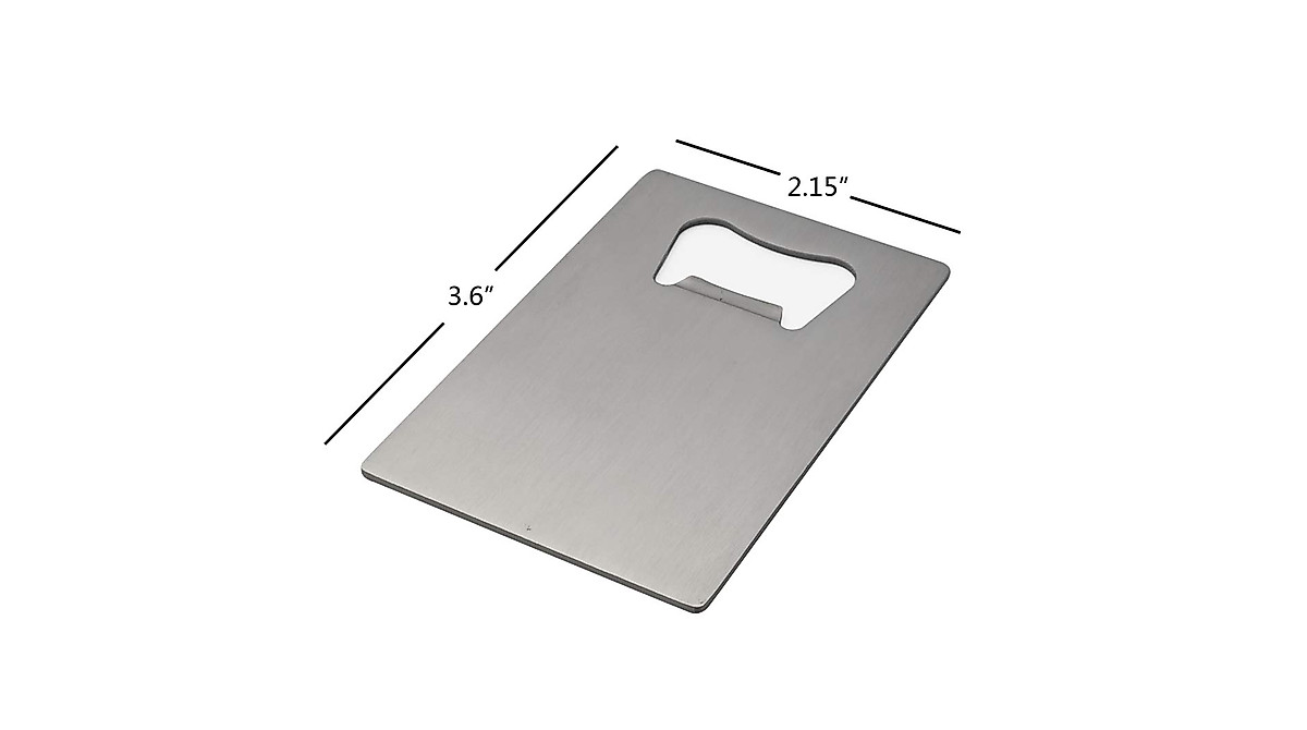 Pekky Credit Card Bottle Opener - 6 Pack Stainless Steel