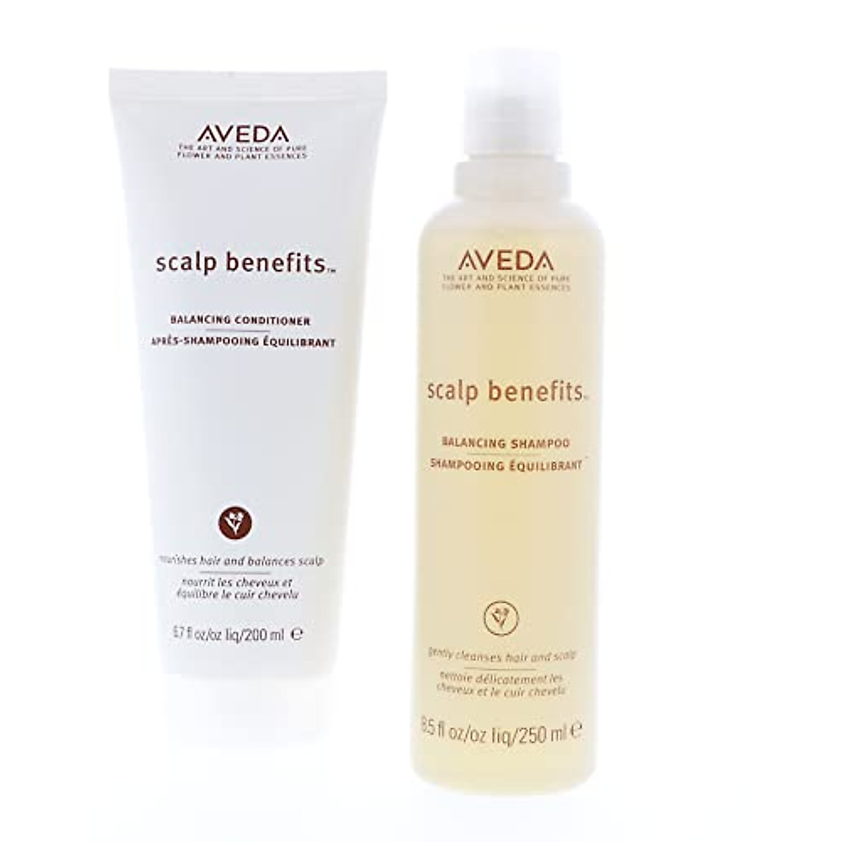 Aveda Scalp Benefits Balancing Shampoo 8.5 oz and Conditioner 6.7 oz Duo, 2 Piece Set