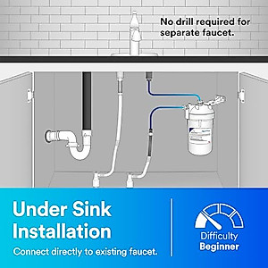 3M Aqua-Pure Under Sink Water Filter System AP200, Full Flow