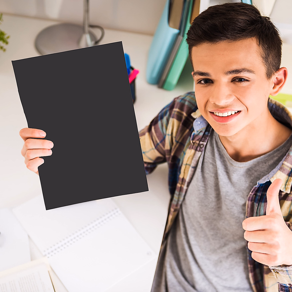 Adhesive Matte Black Vinyl Roll – Huge Matte Adhesive Permanent Black Vinyl Rolls – 12”x40FT Black Vinyl Sheets are The Best Vynil – EZ Craft USA Black Vinyl Wrap Works with Cricut and Other Cutters