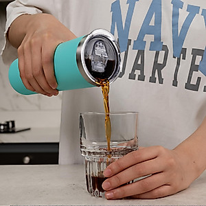 koodee Skinny Tumbler Lid-2 Pack Sealing Slider Replacement Lids Spill Proof Splash Resistant Covers Fits 2.73-2.75in Skinny Tumbler