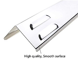 Hisencn Repair kit Stainless Steel Gas Grill Burner Pipe Tube, Heat Plate Shield Tent Deflector, Burner Cover Replacement for Dyna-Glo DGB390SNP-D, DGB390BNP-D Smart 3 Burner LP Gas Grill Models