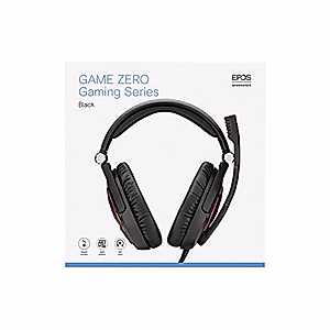 EPOS I SENNHEISER GAME ZERO Gaming Headset, Closed Acoustic with Noise Cancelling Microphone, Foldable, Flip-to-mute, Ligthweight, PC, Mac, Xbox One, PS4, Nintendo Switch, and Smartphone compatible.